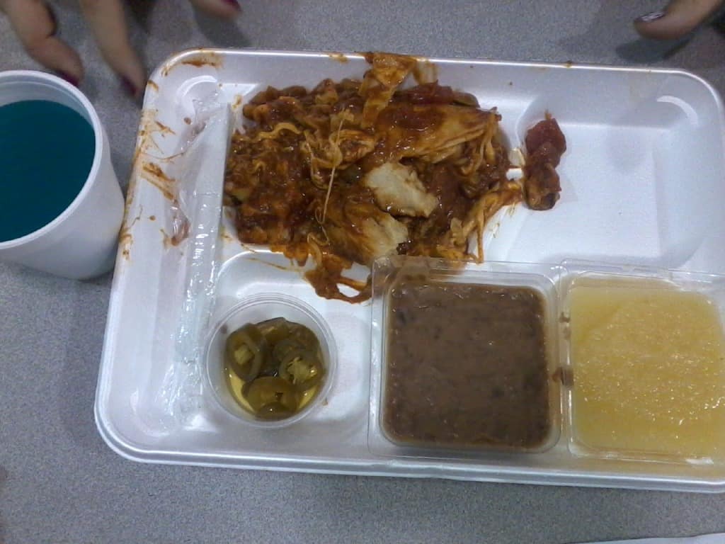 Bad School Food Cafeteria
